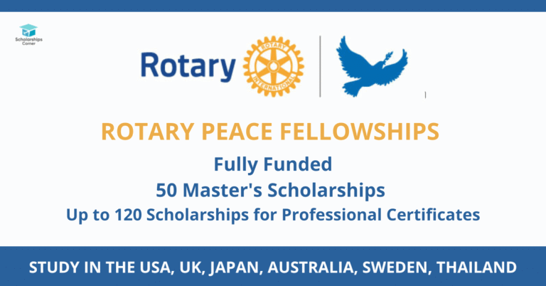 Rotary Peace Fellowship Program 2027-28 (Fully Funded)