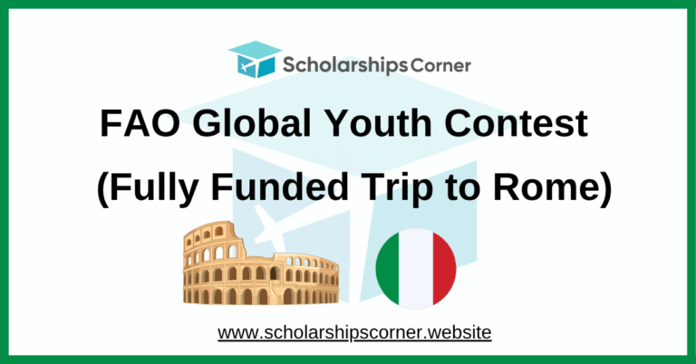 FAO Global Youth Contest 2026 (Fully Funded Trip to Rome)